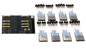 PCIe EDSFF 1C/2C/4C/4C+ Test Fixture Set | アリオン株式会社